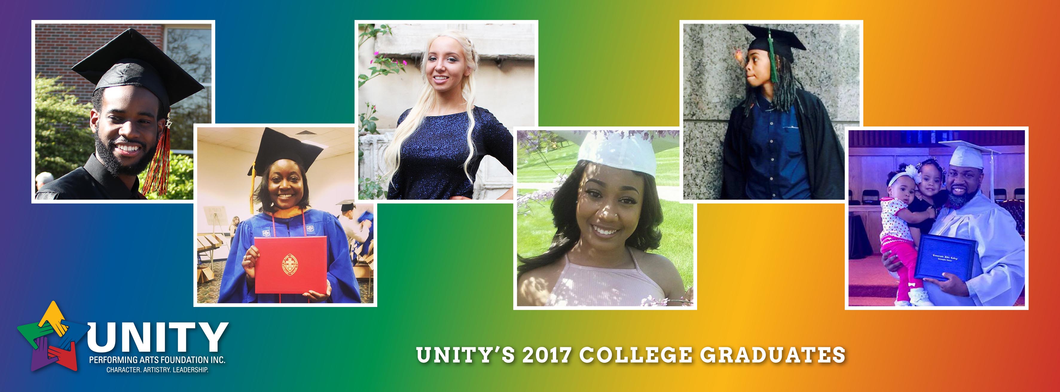 Unity Performing Arts Foundation » UNITY’s 2017 College Graduates